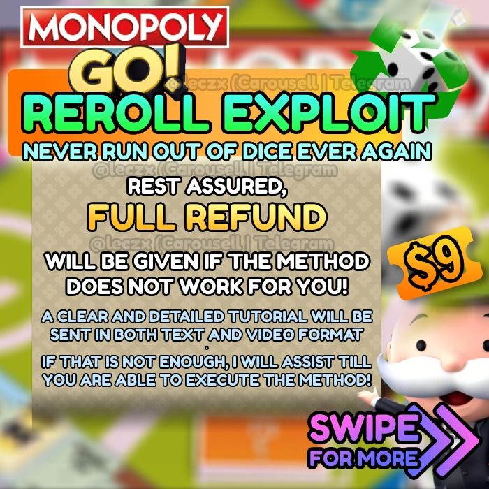 UNLIMITED DICE MONOPOLY GO (REROLL & MULTIPLIER EXPLOIT) VERSION 1.12.2 ...