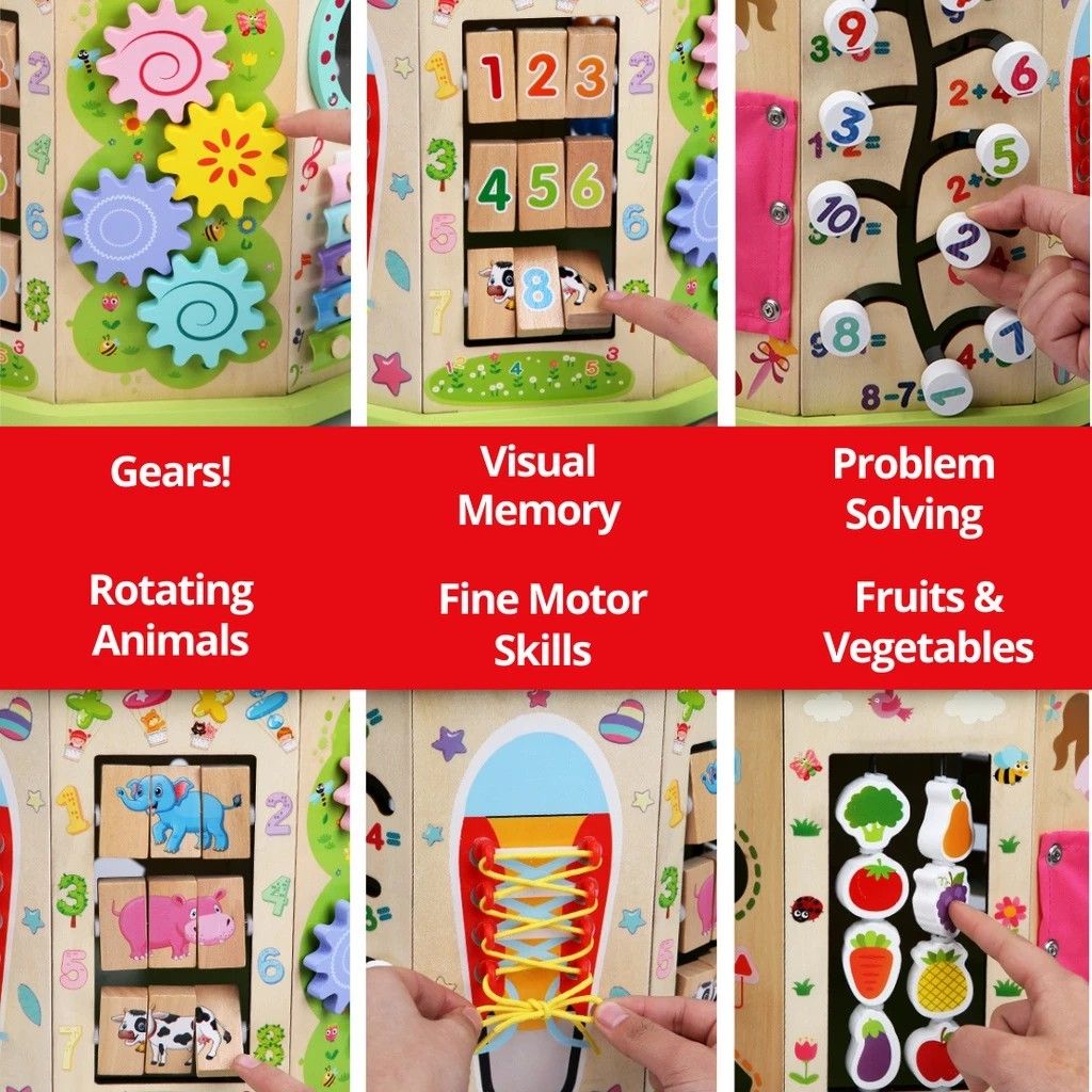 Multi Sensory Activity Cube Toy, Babies & Kids, Infant Playtime on ...