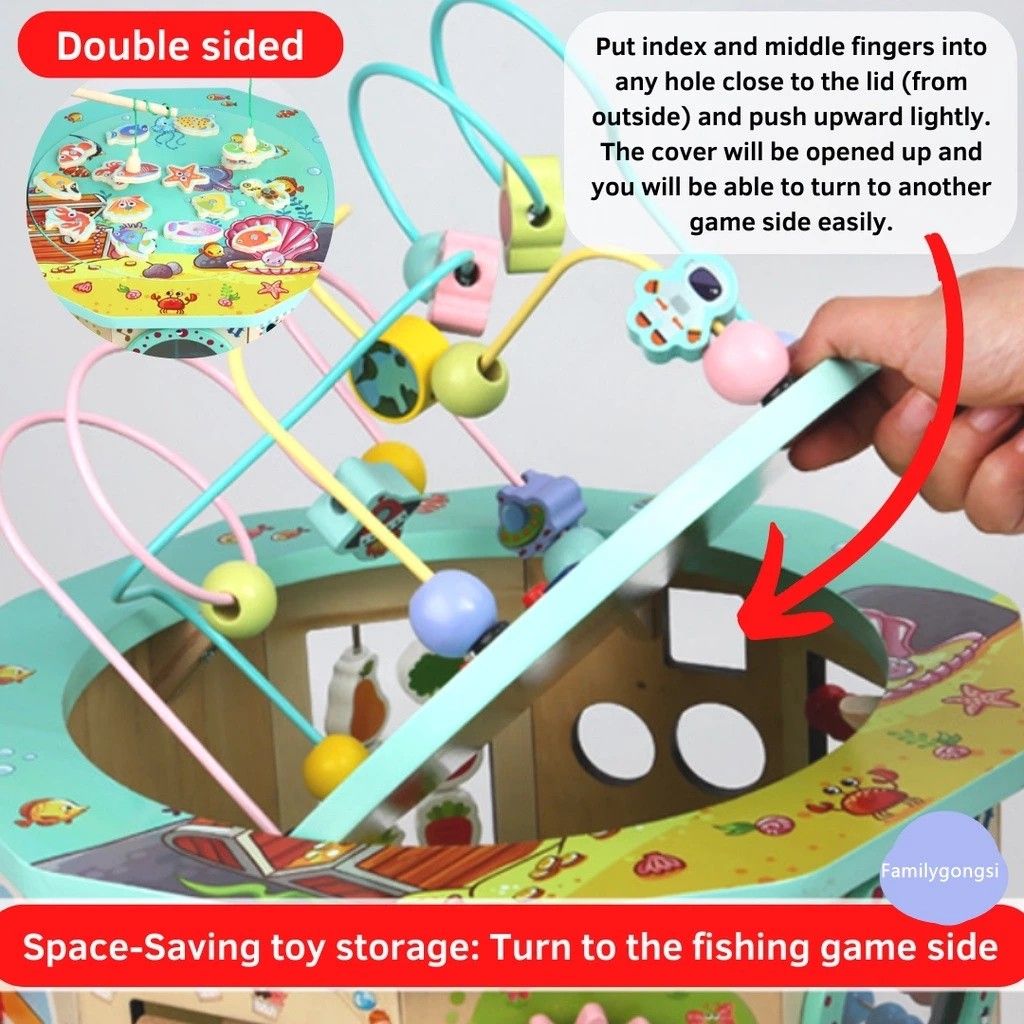 Multi Sensory Activity Cube Toy, Babies & Kids, Infant Playtime on ...
