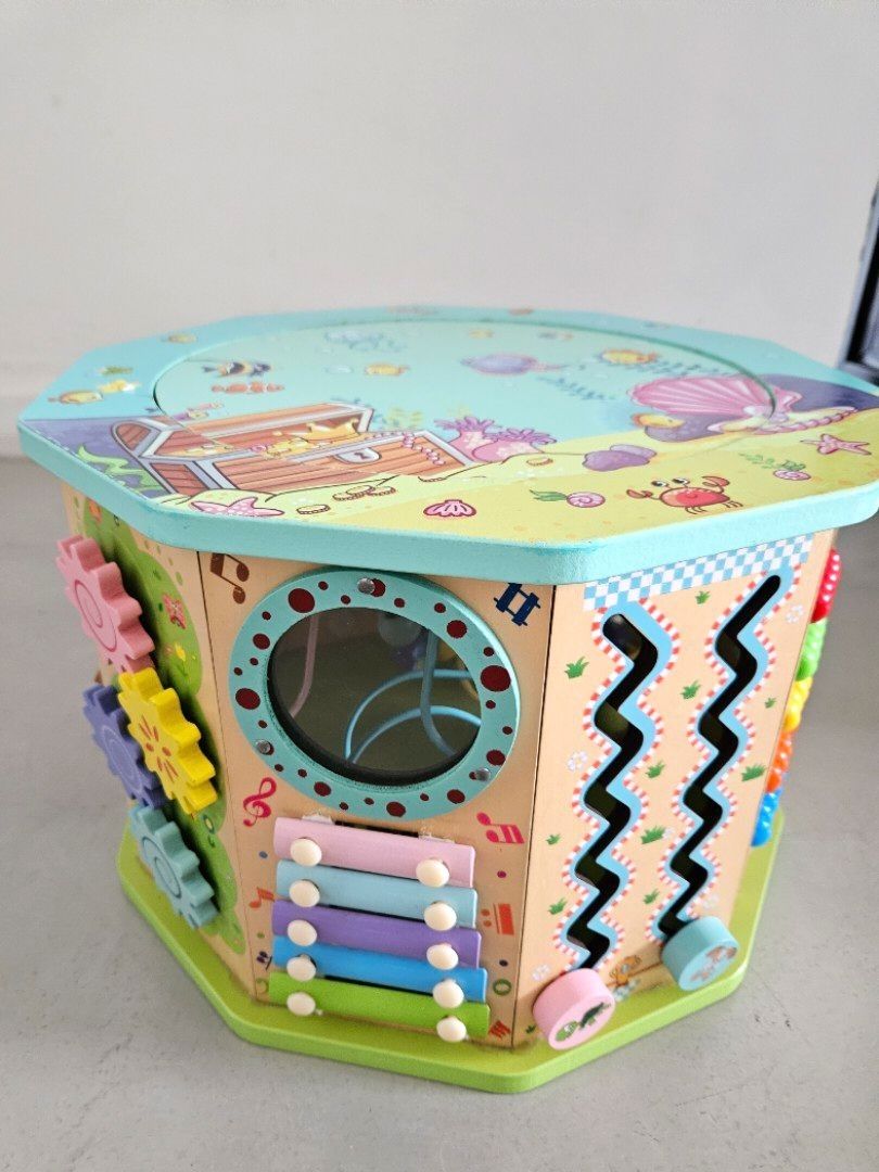 Multi Sensory Activity Cube Toy, Babies & Kids, Infant Playtime on ...