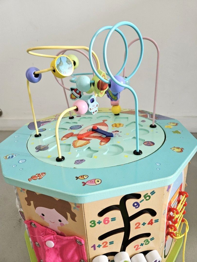 Multi Sensory Activity Cube Toy, Babies & Kids, Infant Playtime on ...