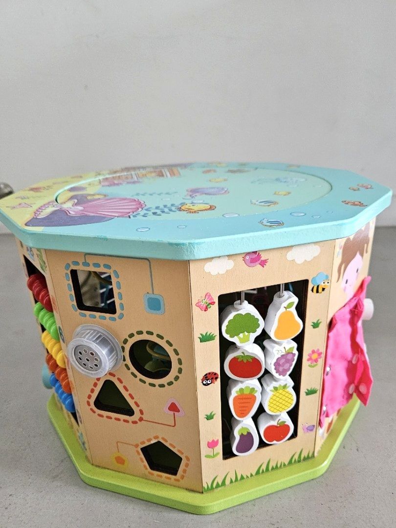 Multi Sensory Activity Cube Toy, Babies & Kids, Infant Playtime on ...