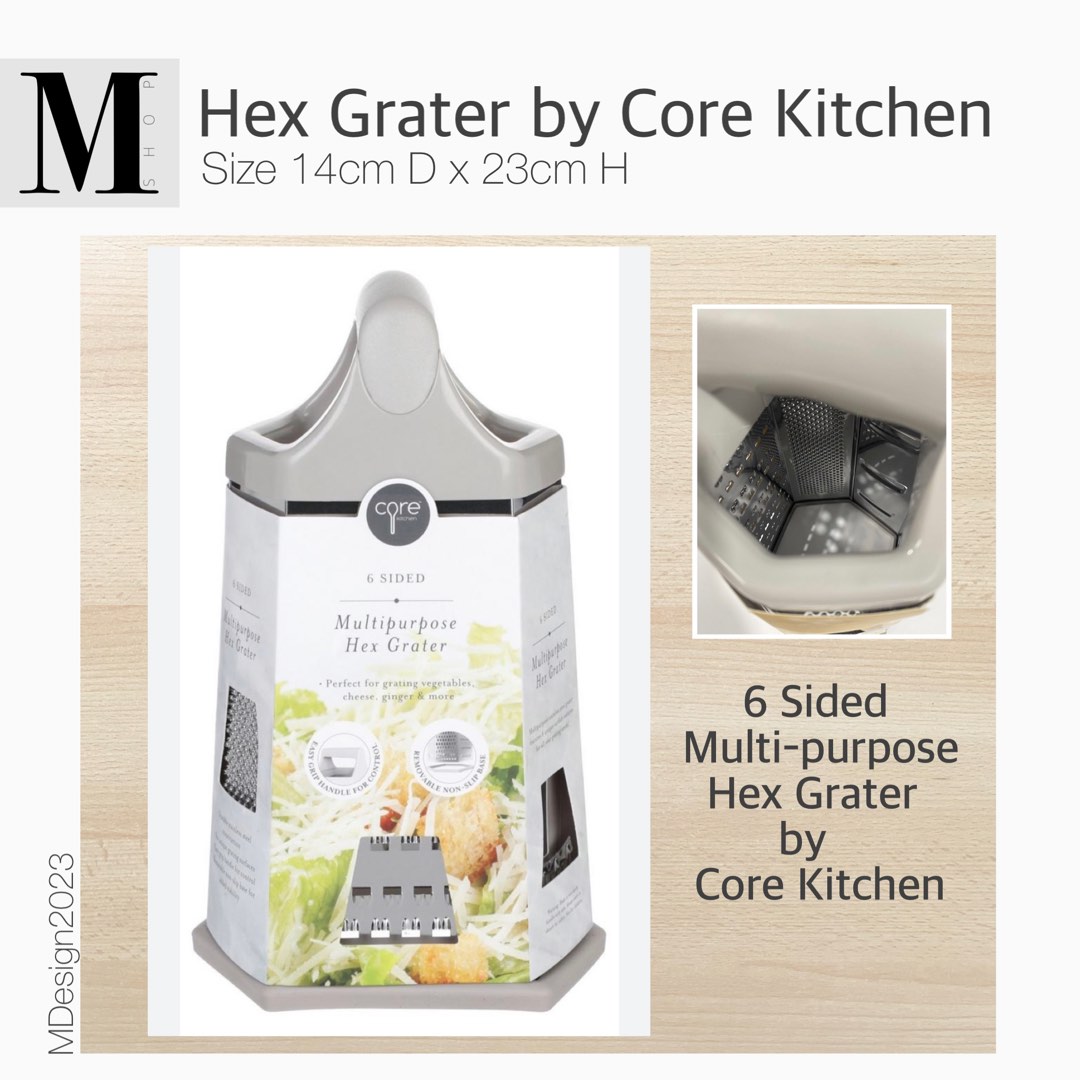 Multi-purpose Hex Grater by Core Kitchen, Furniture & Home Living ...