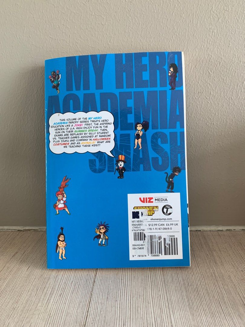 My Hero Academia MHA Smash Volume 3 VIZ Media Shonen Jump SJ, Hobbies ...
