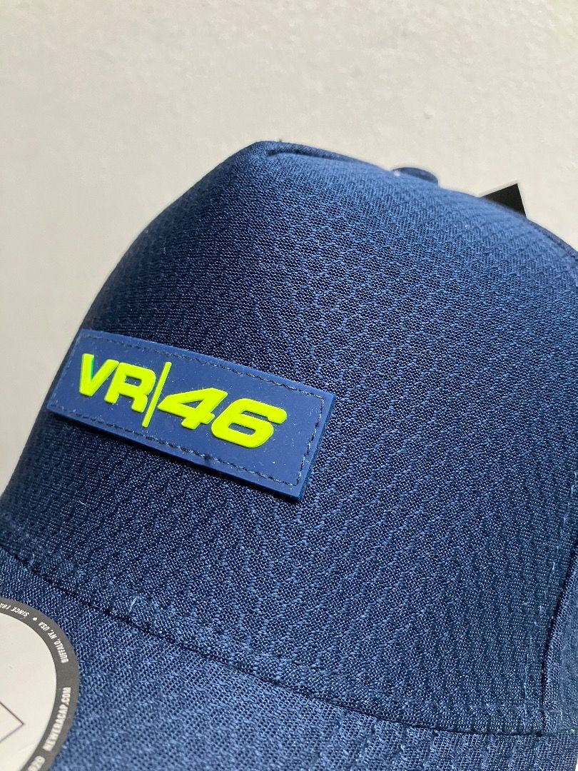New Era 9Forty (A) VR46 Hex Dark Navy Cap/ Neon UV, Men's Fashion ...