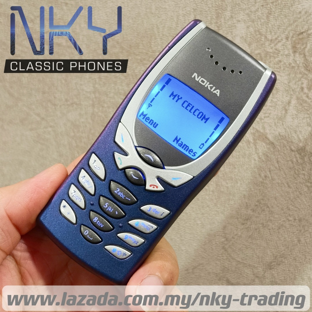 Nokia 8250 Butterfly Rare Blue Purple 变色龙 (100% Original) (NKY Classic ...