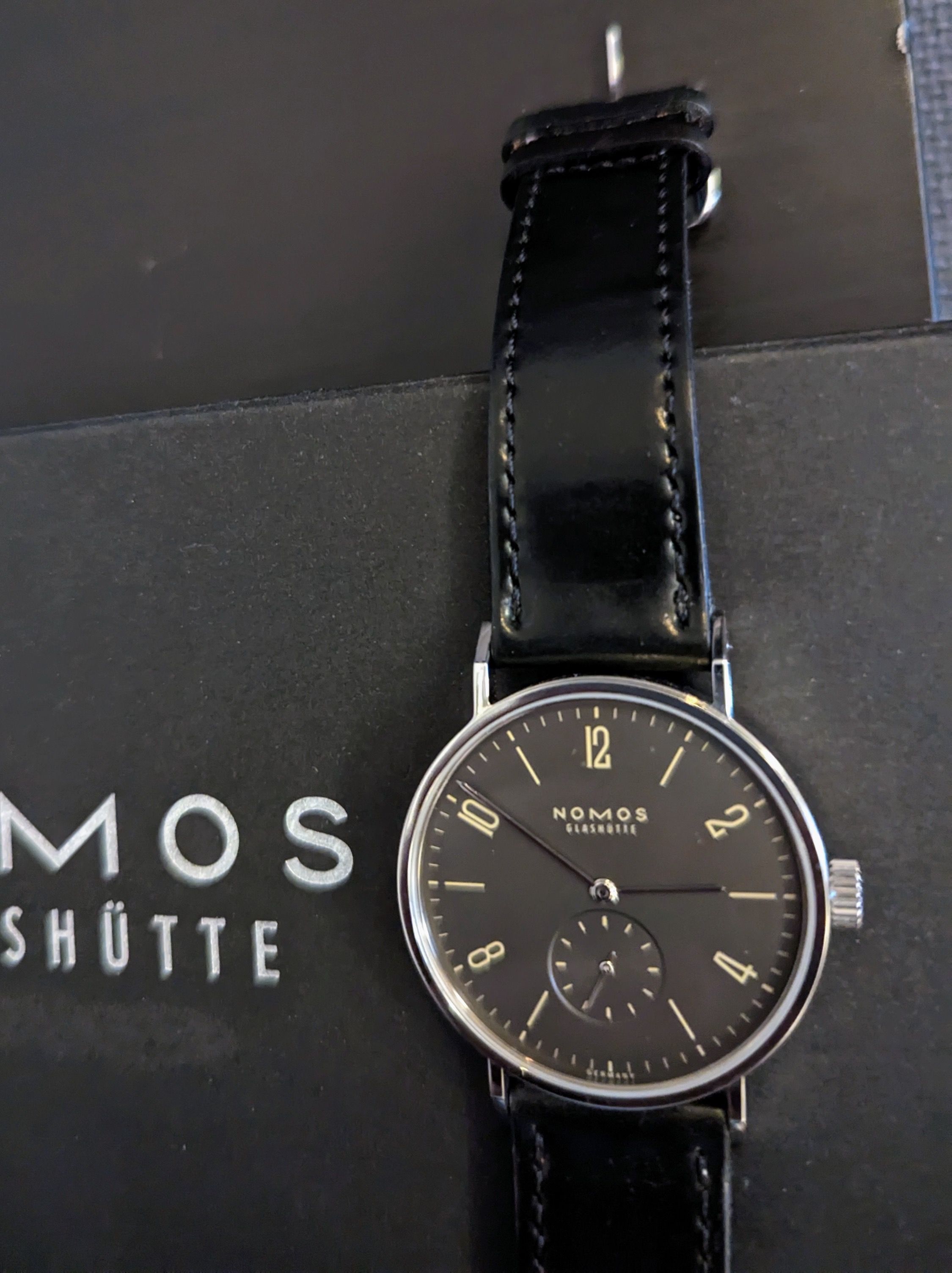 Nomos Tangomat Ruthenium (Ref: 603) Automatic Epsilon movement 38mm ...
