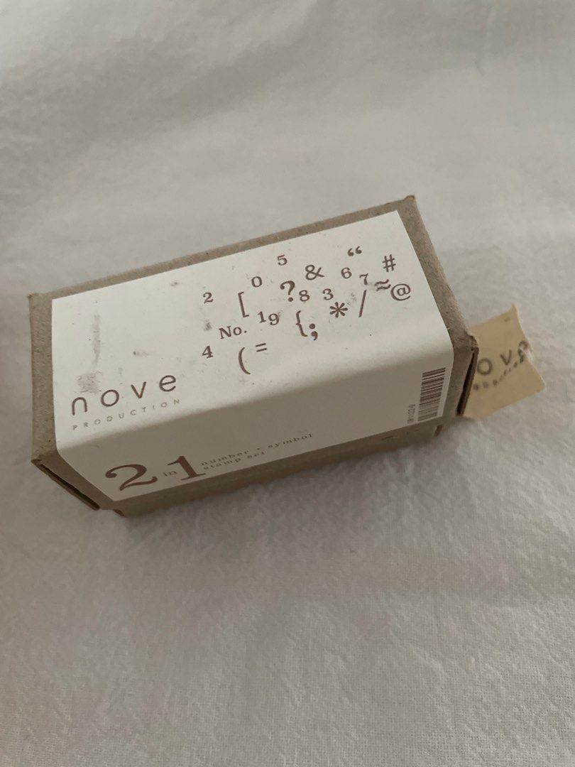 NOVE 2 in 1 Number & Symbol Rubber Stamp Set, Hobbies & Toys ...