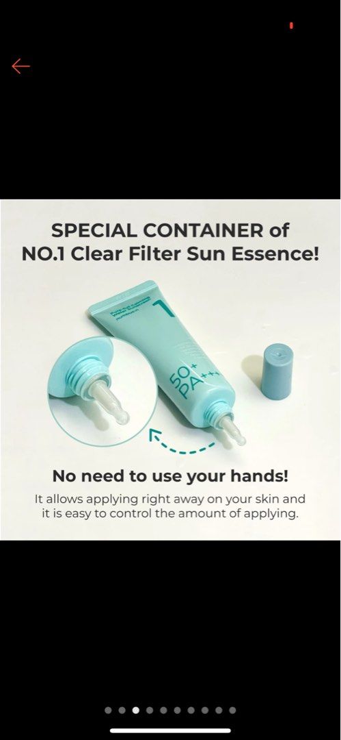 Numbuzin No. 1 Pure- Full Calming Sunscreen/ Clear Filter Sun Essence ...