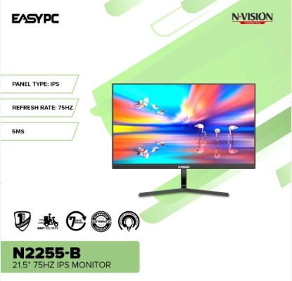 Nvision N2255-B 21.5" IPS 75HZ FHD Desktop Monitor | Black, Computers ...