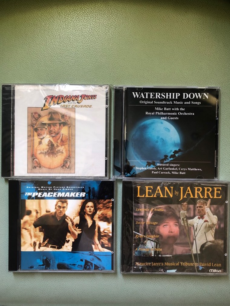 Original Film Soundtracks: Indiana Jones, Watership Down, Peacemaker ...