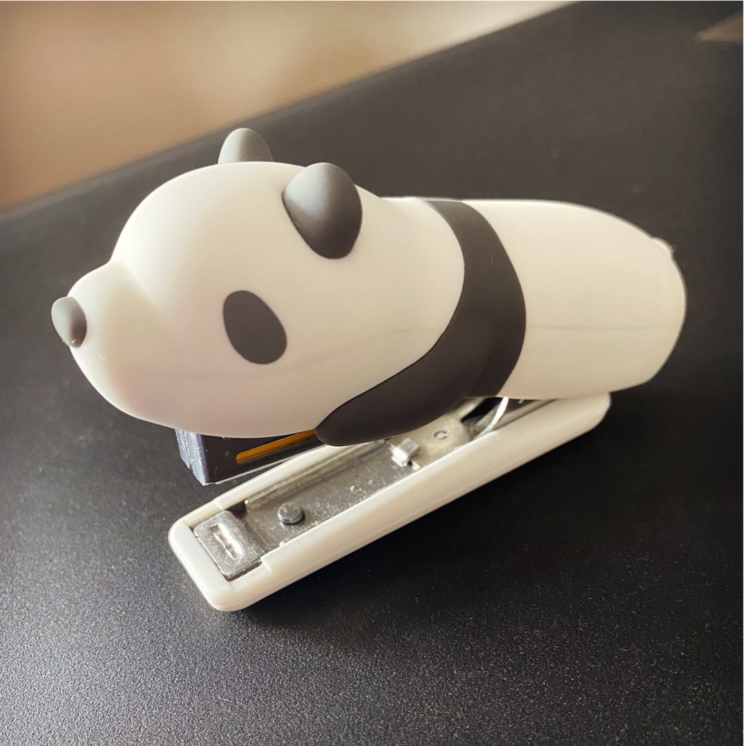 Panda stapler, Hobbies & Toys, Stationery & Craft, Stationery & School Supplies on Carousell