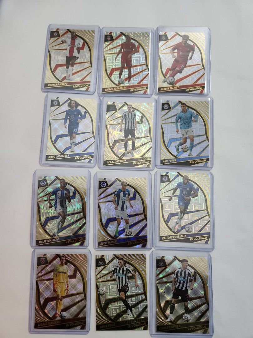 Panini Revolution Soccer Football Cards Parallels Fractal Diamond ...