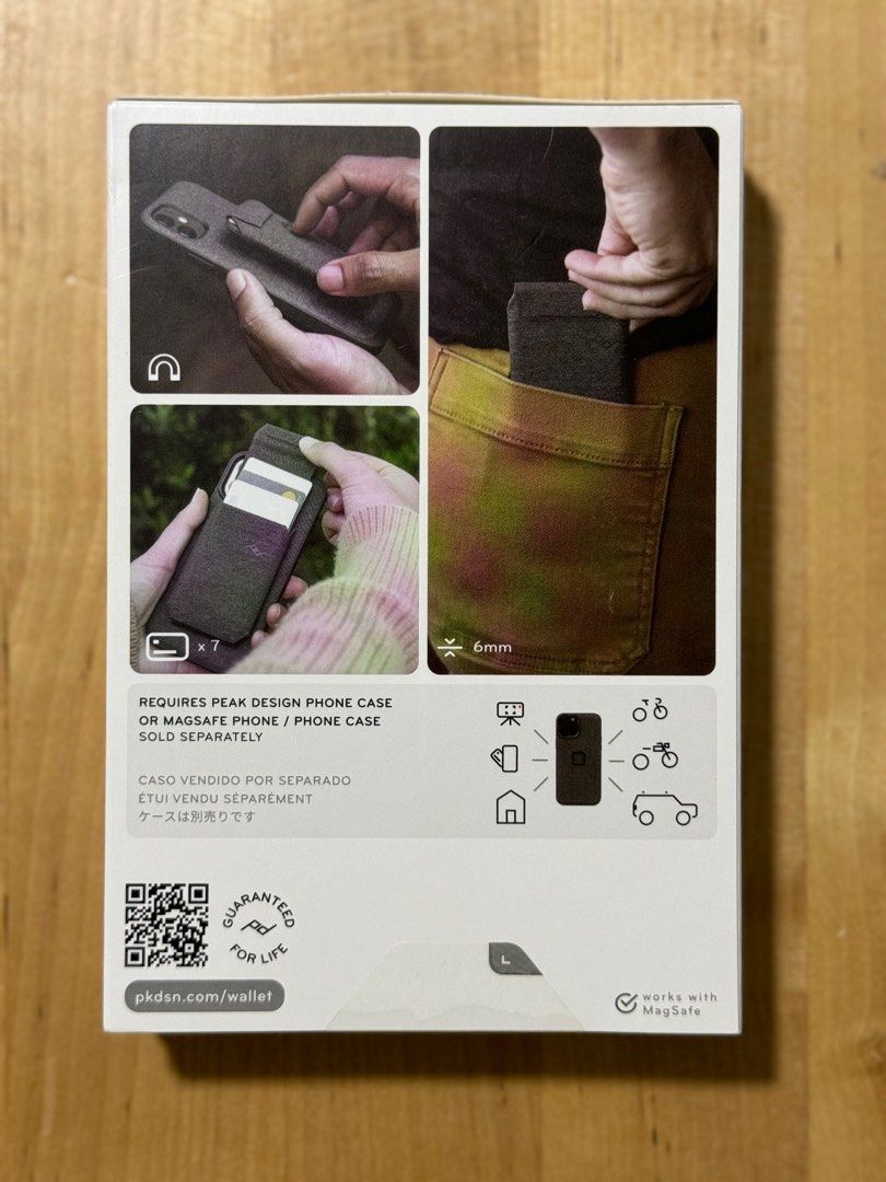Peak Design Slim Wallet, Mobile Phones & Gadgets, Mobile & Gadget ...