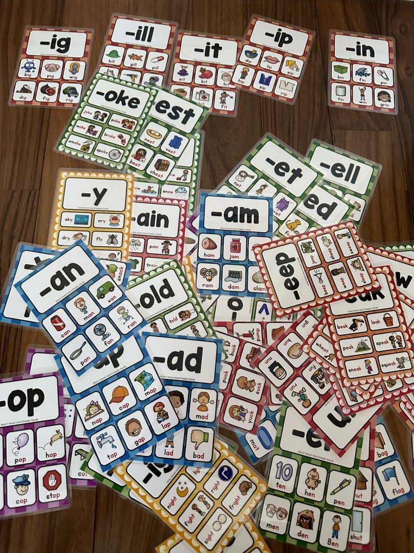 Phonics Flash Card (50 pcs), Hobbies & Toys, Books & Magazines ...