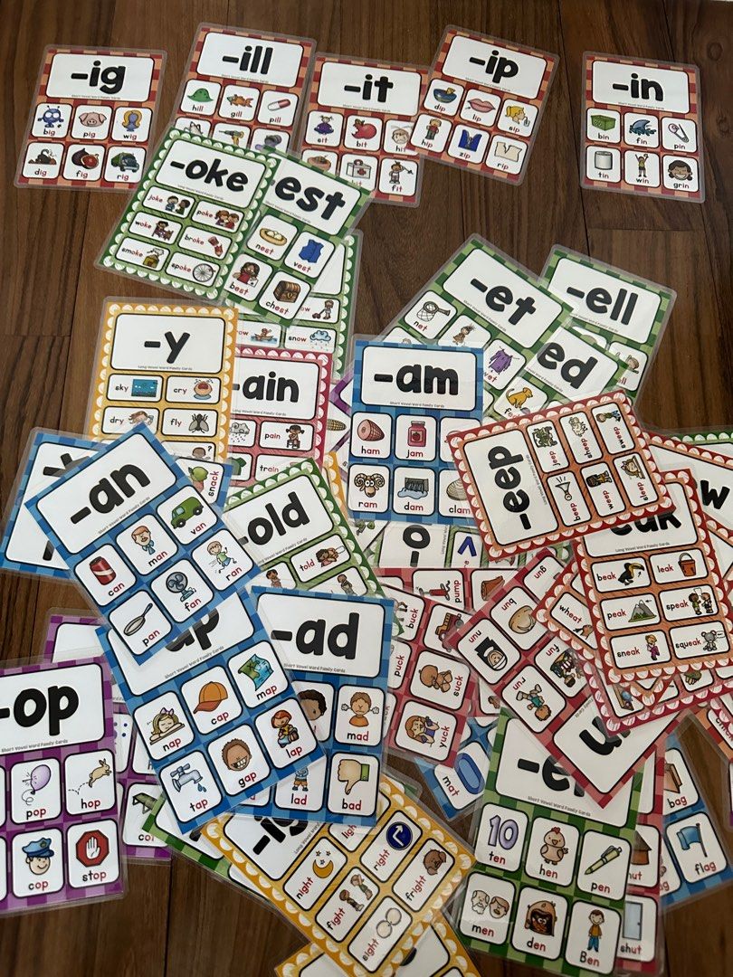 Phonics Flash Card (50 pcs), Hobbies & Toys, Books & Magazines ...