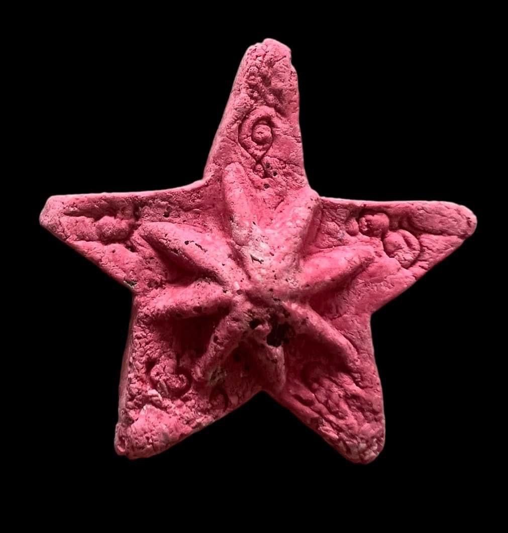 Pim Jumbo Pink Dao Star gems Kruba Phai Wan Wat Banrai Khok Sung B.E 2562 C.E 2019 Somdej Toh Lp ...