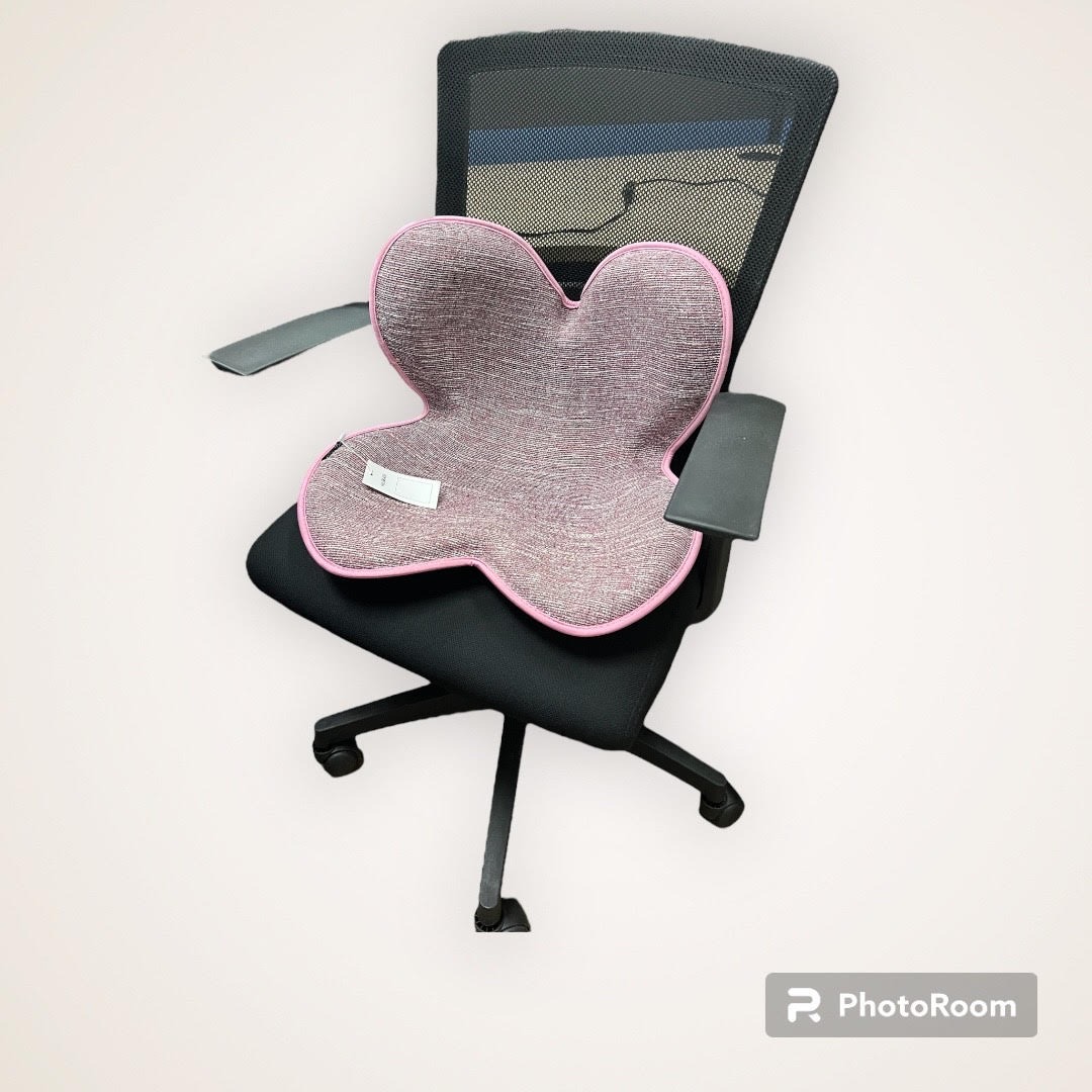 Pink Colour Posture Correction Chair/Basic Ergonomic Chair, Furniture ...