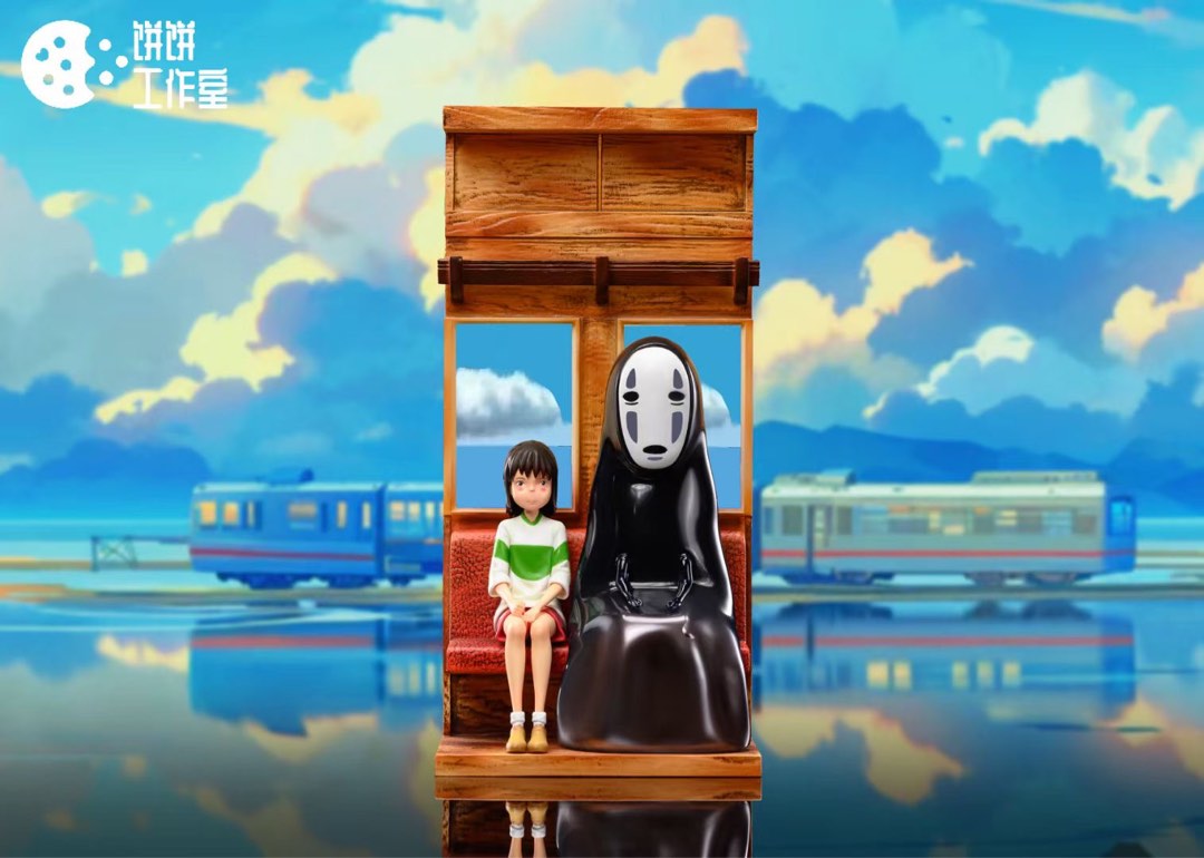 [PO] Spirited Away|Chihiro & No Face Train Scene, Hobbies & Toys, Toys ...