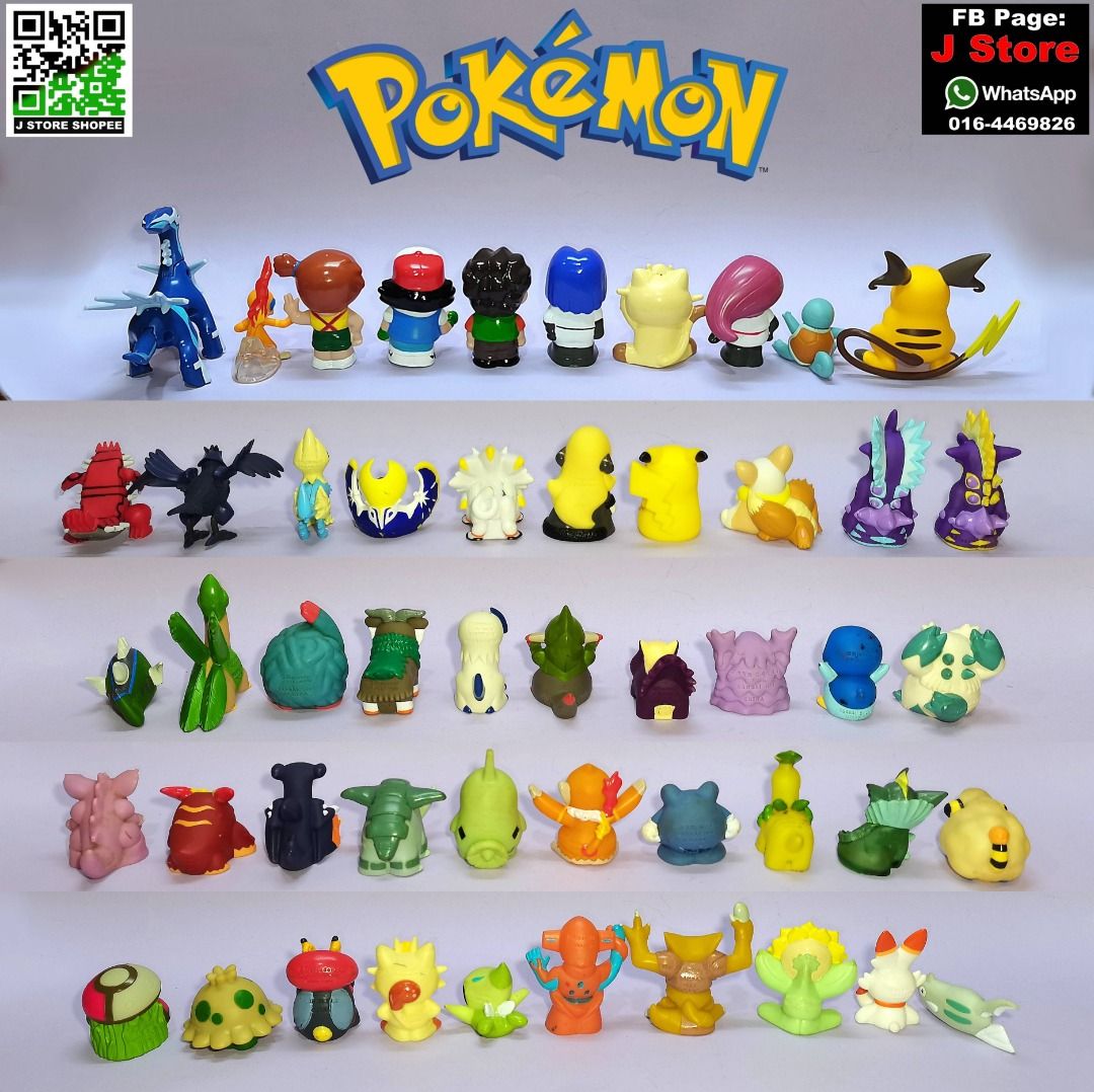 Pokemon Figure collection 8 ( J Store ), Hobbies & Toys, Toys & Games ...