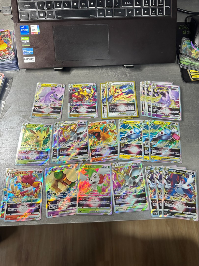 Pokemon VSTAR Cards | Giratina Charizard Leafeon Mewtwo Magnezone ...