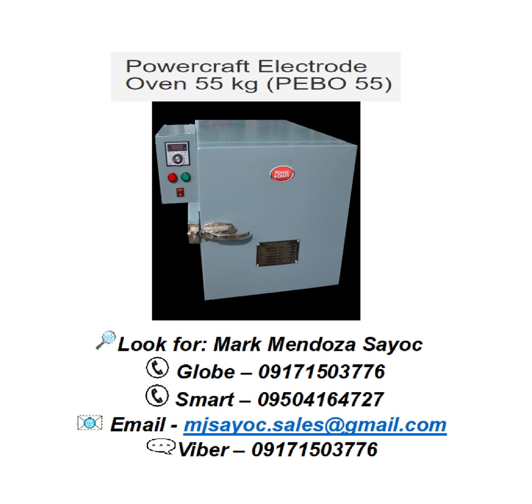Powercraft Electrode Oven 55 kg (PEBO 55), Commercial & Industrial ...