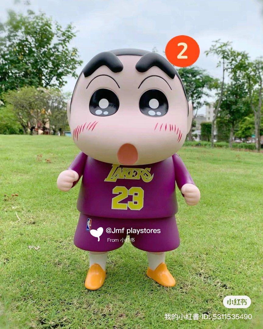 Pre order shinchan X NBA kobi LeBron James Stephen curry michael Jordan ...