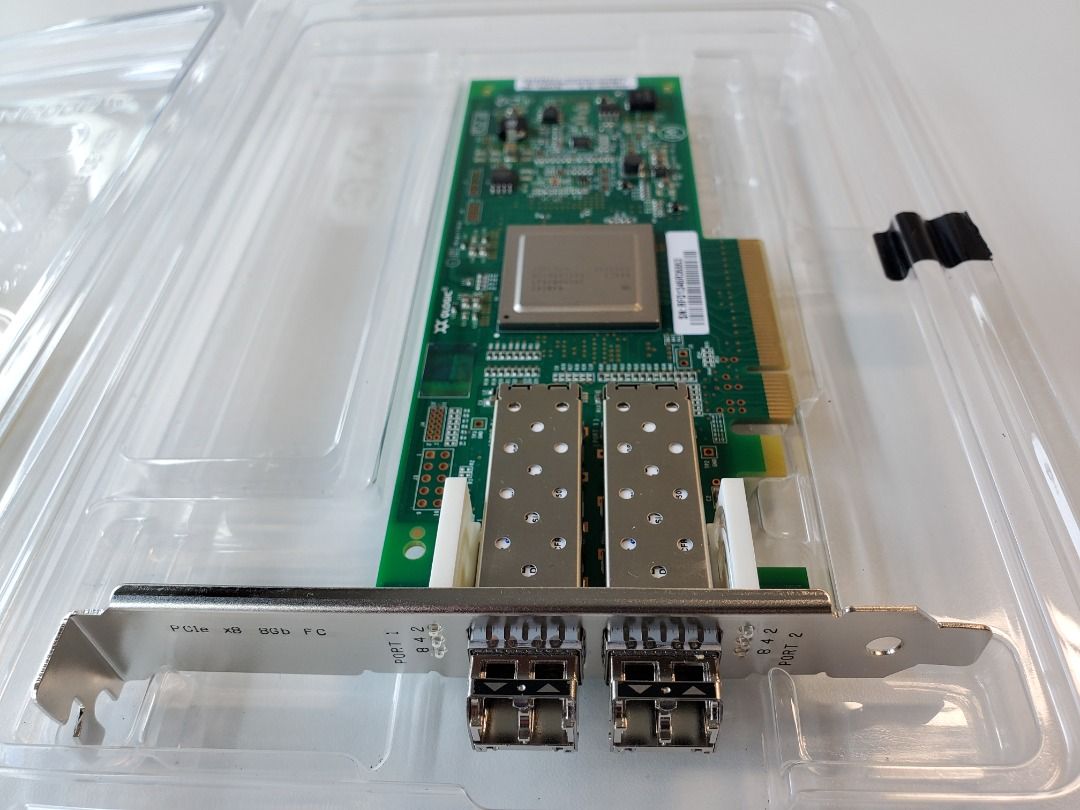 QLogic QLE2562 Dual Port 8Gb Fibre Channel PCIe Host Bus Adapter - Full ...
