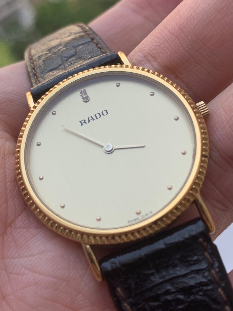 Rado vintage dress watch with unique bezel, Men's Fashion, Watches ...