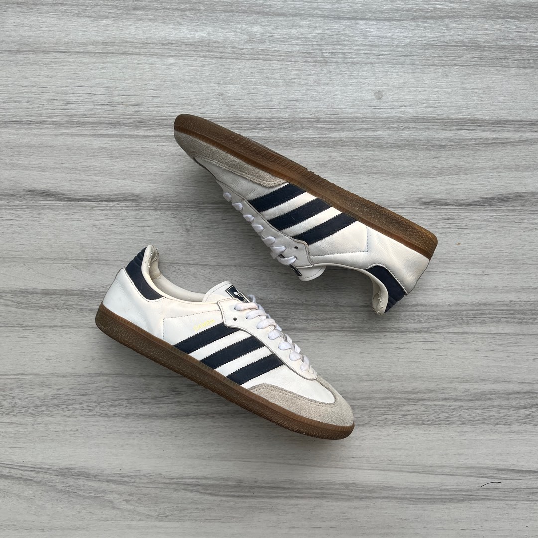 Rare Adidas Samba OG Collegiate Navy (9.5 MENS), Men's Fashion ...