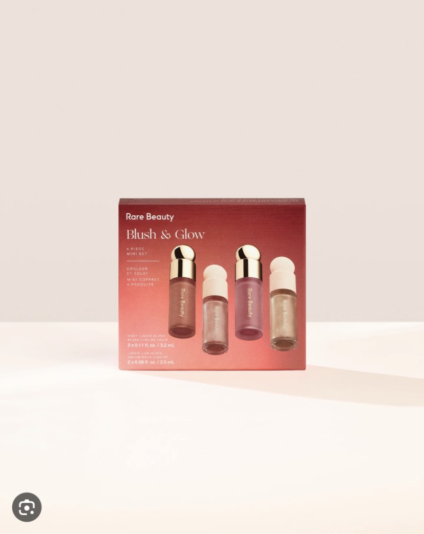 Rare Beauty Mini Blush & Glow Set, Beauty & Personal Care, Face, Makeup ...