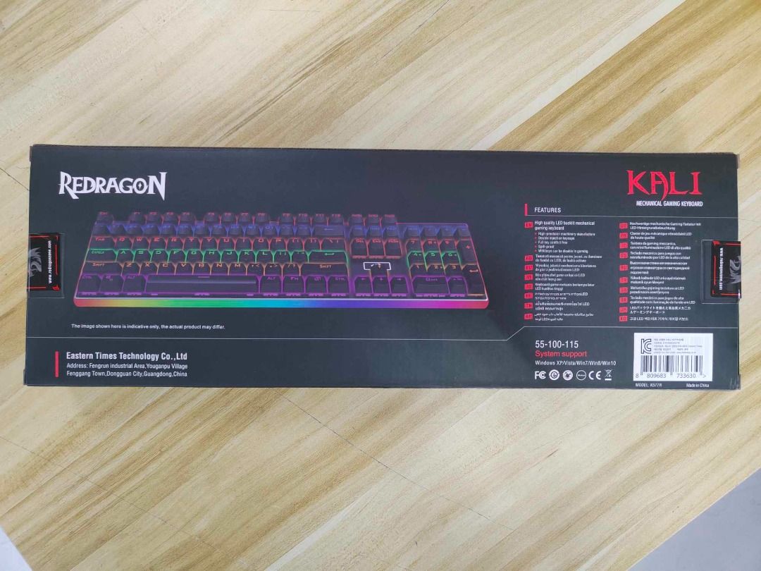 REDRAGON KALI MECHANICAL GAMING KEYBOARD, Computers & Tech, Parts ...