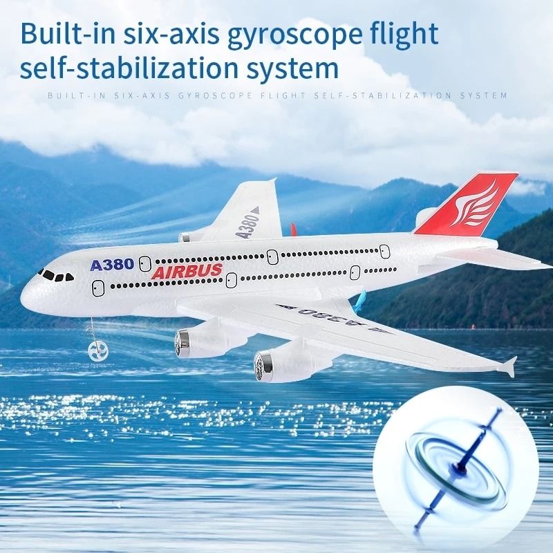 Remote Control Airbus A380 Boeing 747 RC Airplane Toy 2.4G Fixed Wing ...