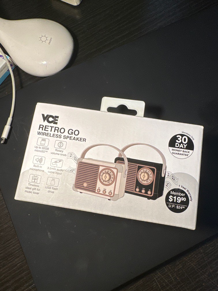 Retro Go Wireless Speaker, Audio, Soundbars, Speakers & Amplifiers on ...