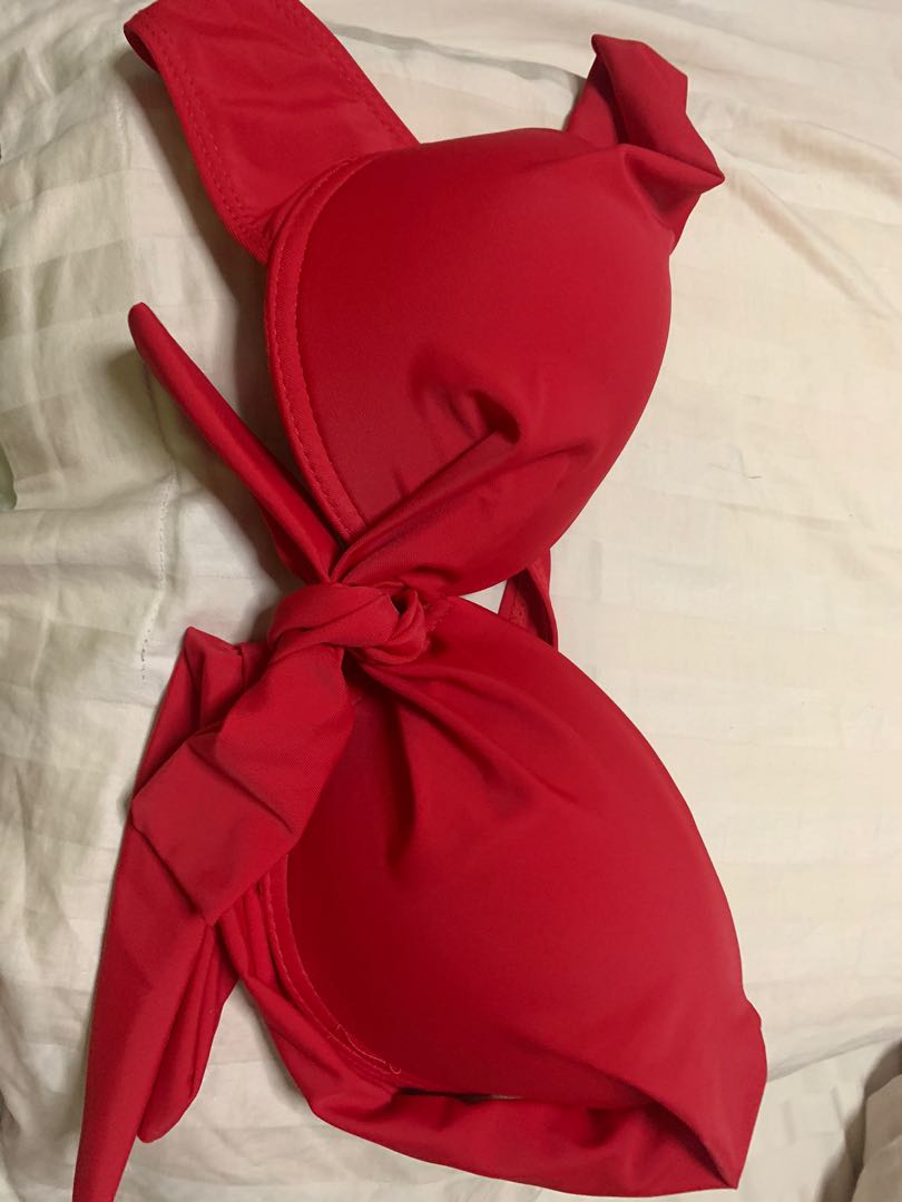 Ribbon Bikini, Women's Fashion, Swimwear, Bikinis & Swimsuits on Carousell