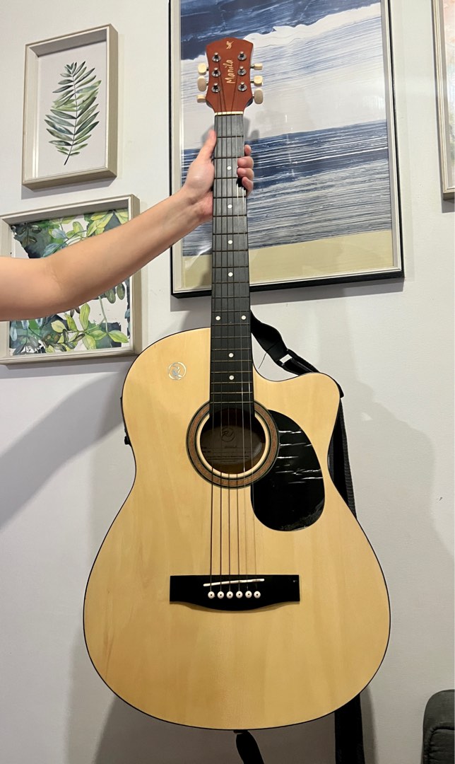 RJ Guitars - Manila Acoustic guitar (volume tone and EQ with tuner ...