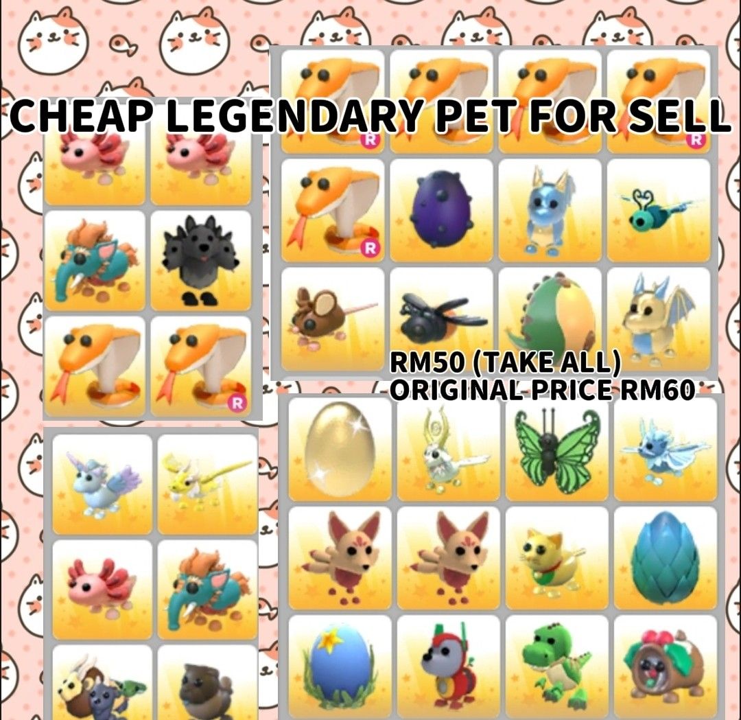 ROBLOX ADOPT ME CHEAP LEGENDARY PET, Video Gaming, Gaming Accessories ...