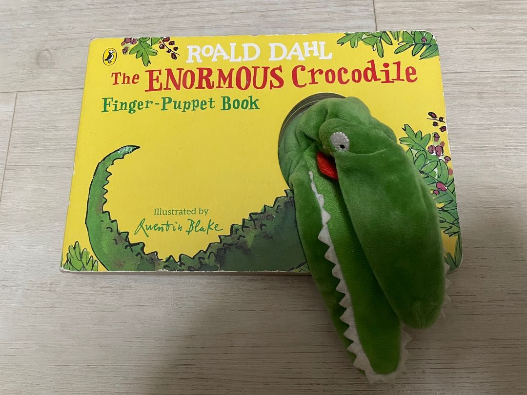 Ronald Dahl The Enormous Crocodile Finger Puppet Book, Babies & Kids ...