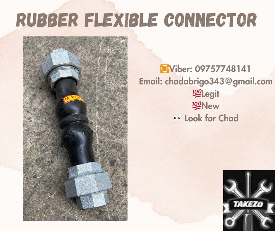 RUBBER FLEXIBLE CONNECTOR, Commercial & Industrial, Construction Tools ...