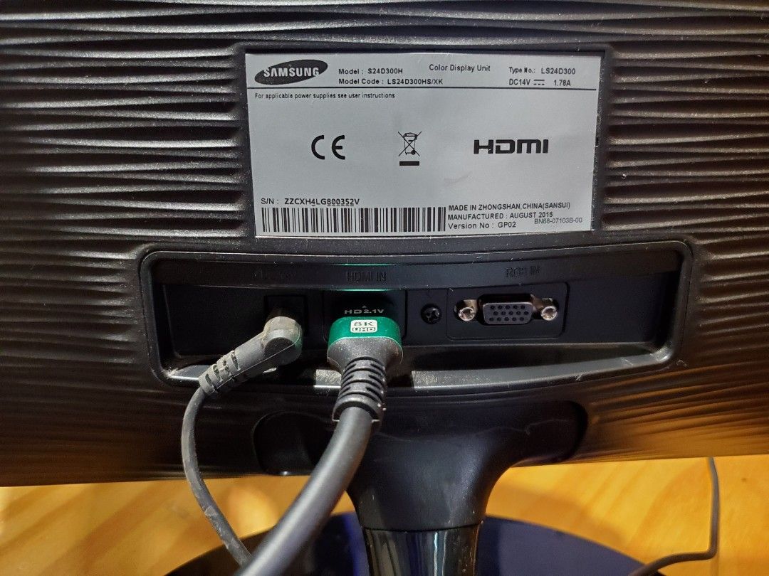 Samsung 24' Full HD LS24D300 LED Monitor 共 5 個不散賣 * 保用1年, HDMI , VGA 輸入 ...