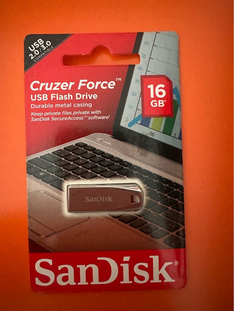 SanDisk Cruzer Force USB, Computers & Tech, Parts & Accessories, Hard ...