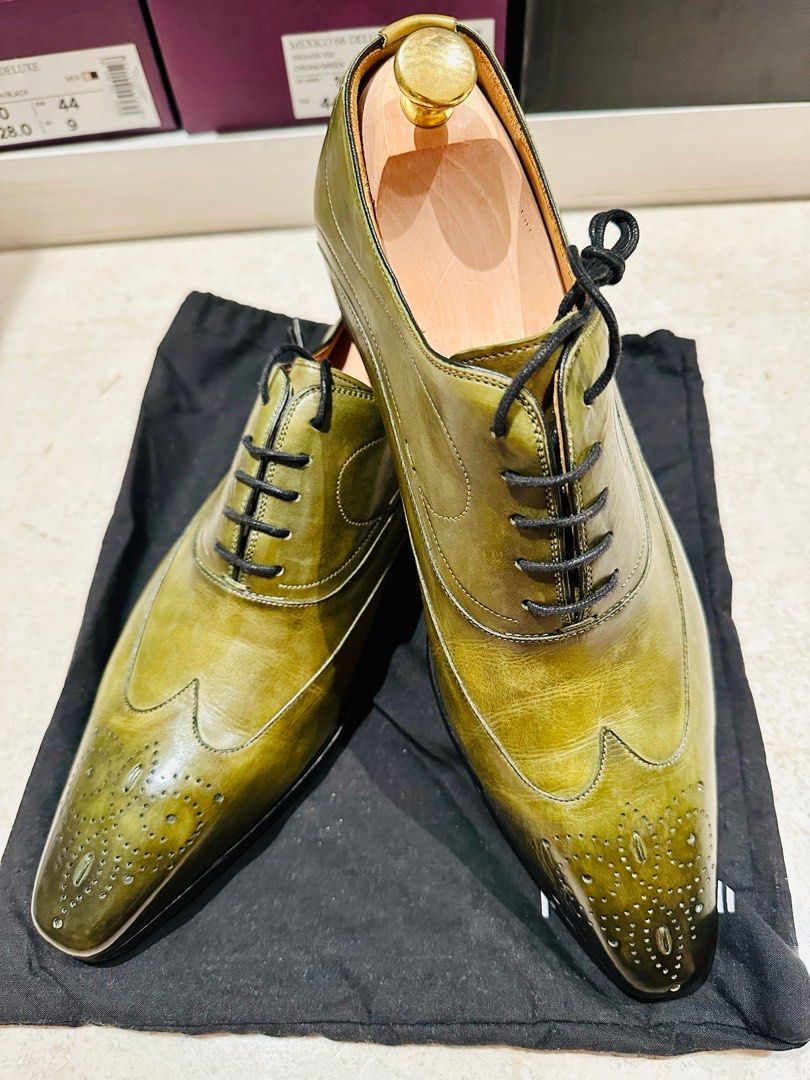Santoni dress shoes, Men's Fashion, Footwear, Dress Shoes on Carousell