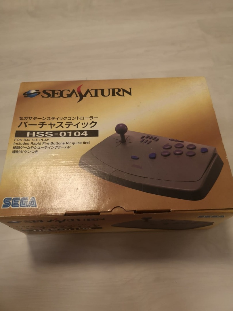 Sega Saturn Arcade Stick, Video Gaming, Gaming Accessories, Controllers ...