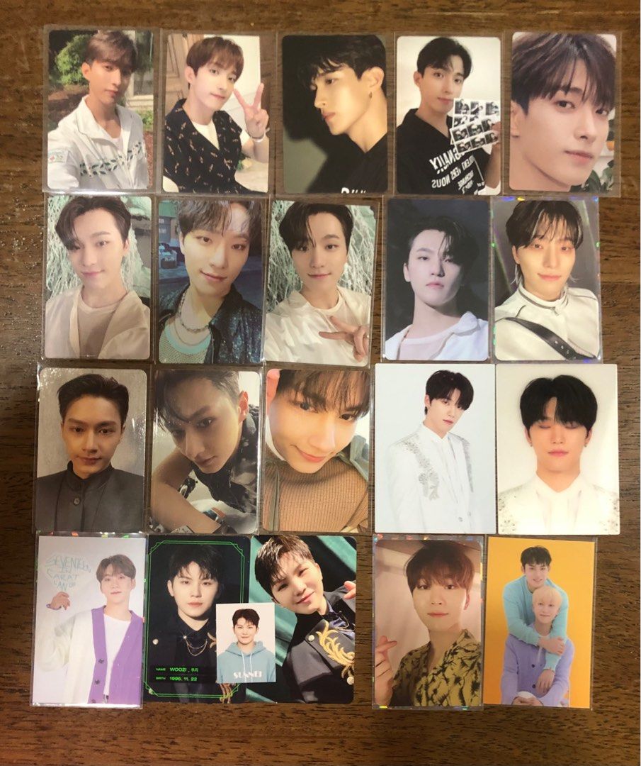 SEVENTEEN PC PHOTOCARDS SVT PC, Hobbies & Toys, Collectibles ...