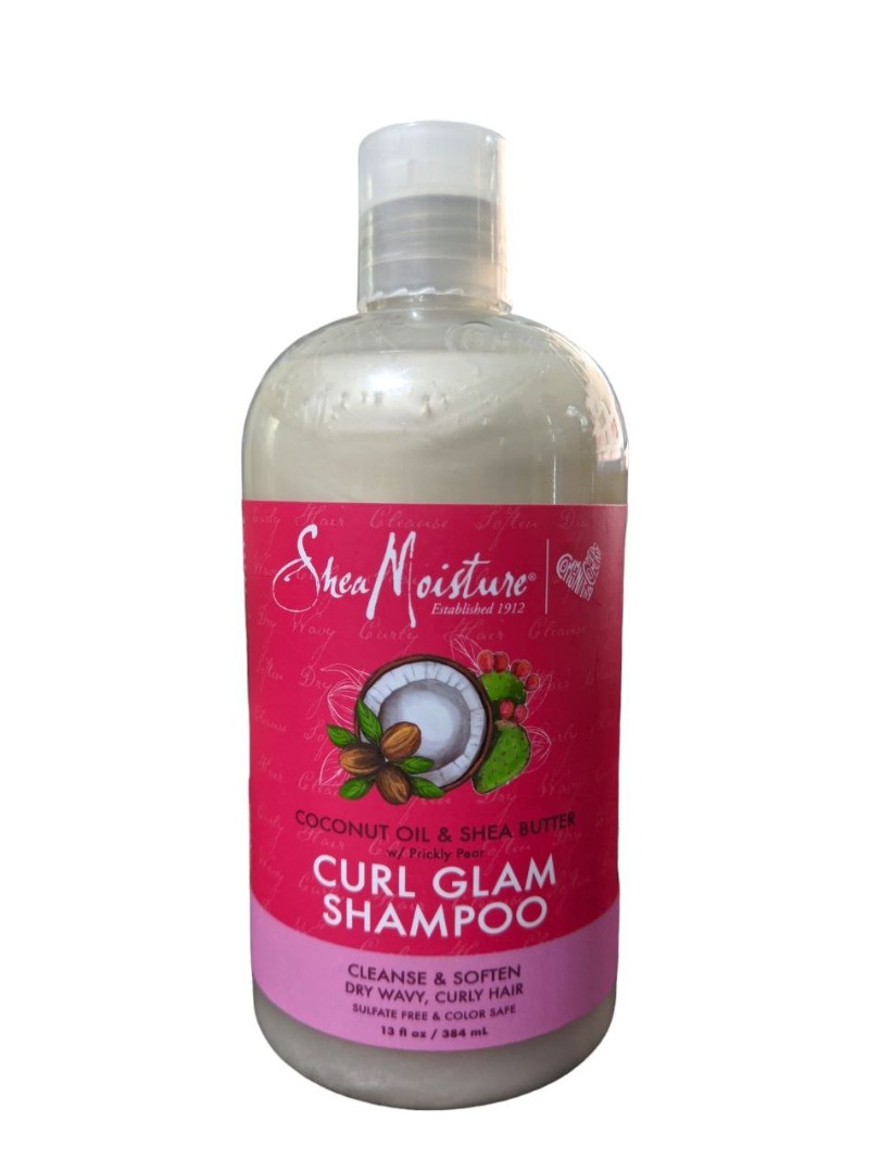 SheaMoisture Curl Glam Shampoo, Coconut Oil and Shea Butter with ...