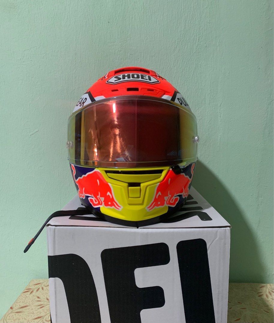 Shoei X Spirit 3 MM93 MotoGP Helmet (free 2 visor), Motorbikes on Carousell