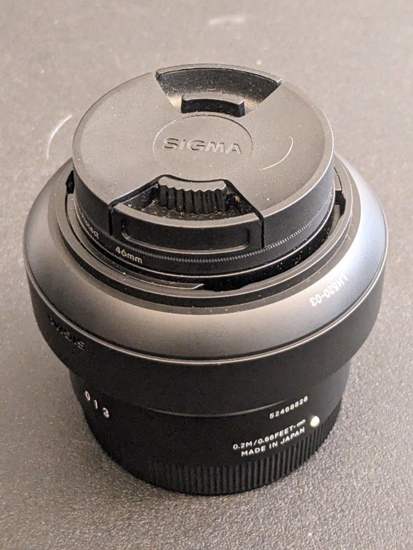 Sigma 19mm F2.8 Lens, Photography, Lens & Kits on Carousell