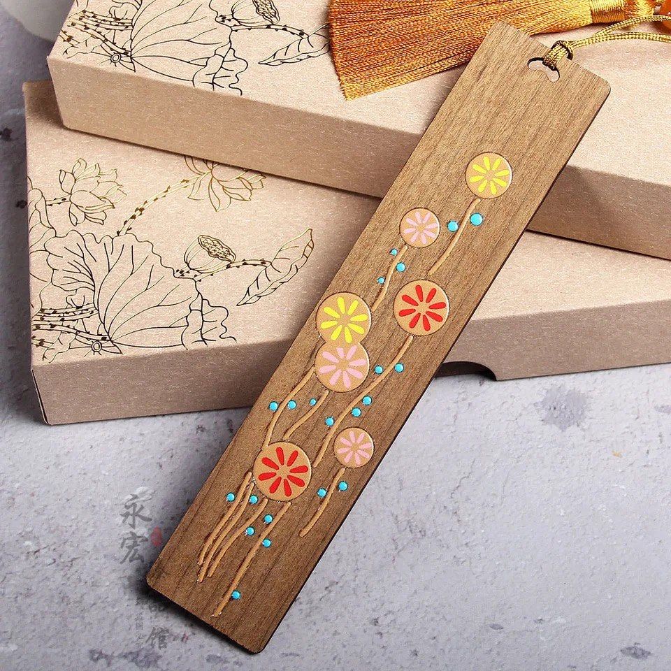 Simple Elegant Bookmarks Wooden Bookmarks Natural Bookmark Gift ...