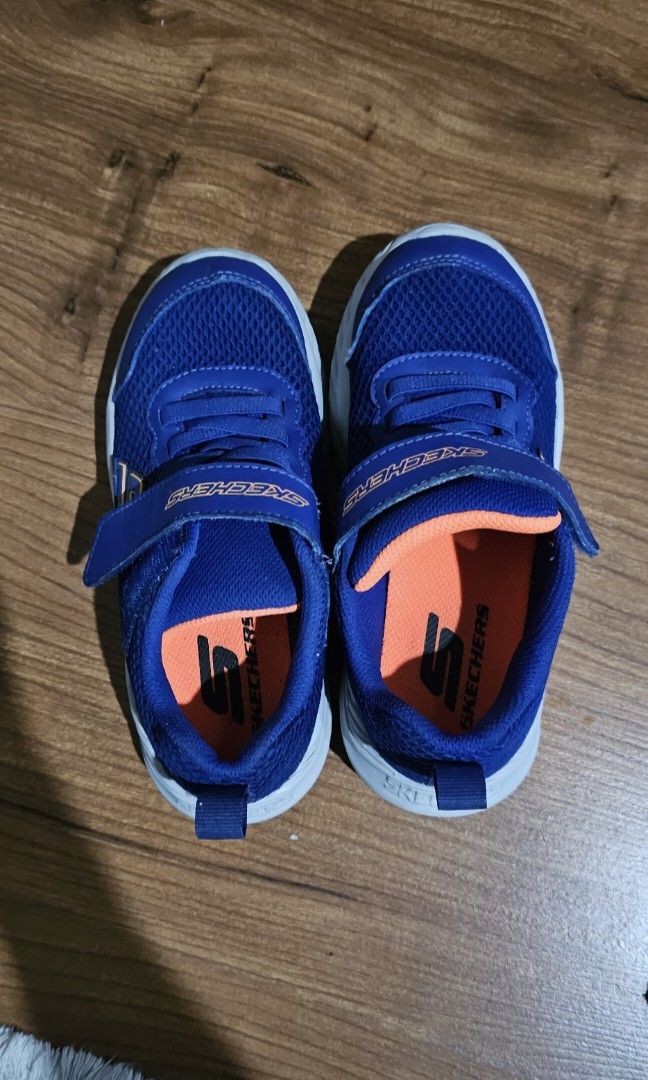Skechers Blue Boy Shoes, Babies & Kids, Babies & Kids Fashion on Carousell