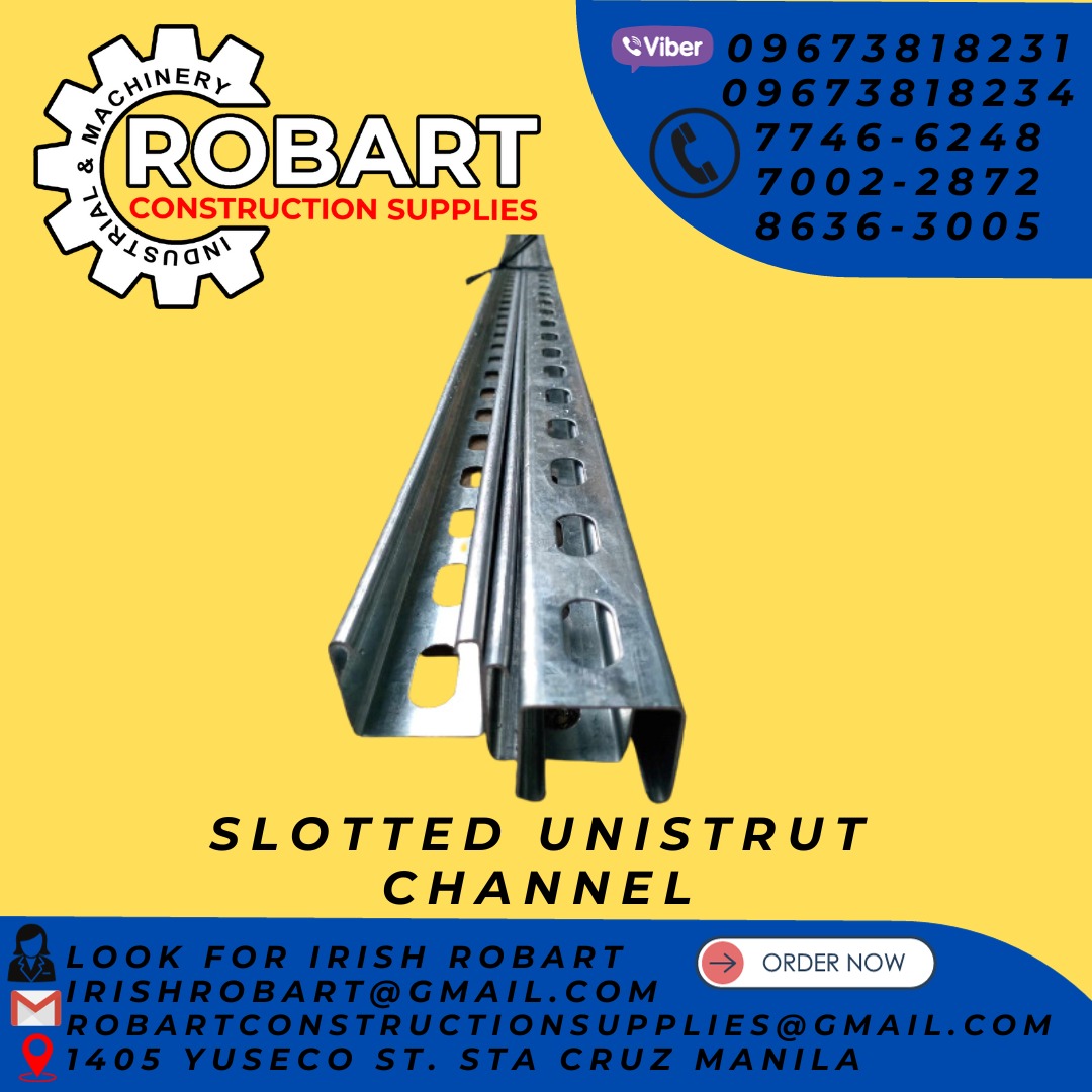 slotted unistrut channel, Commercial & Industrial, Construction Tools ...